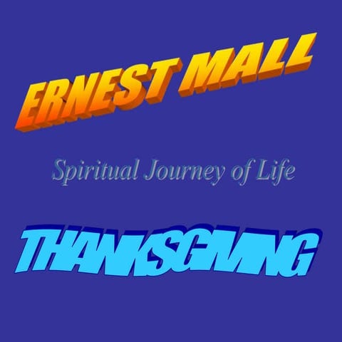 Pastor Ernest Mall - The renowned Gospel Singer | PPT