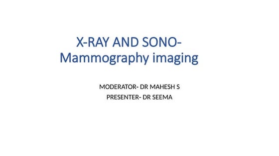 Mammography positioning technique for Lateral Views (LM/ML) | PPTX ...