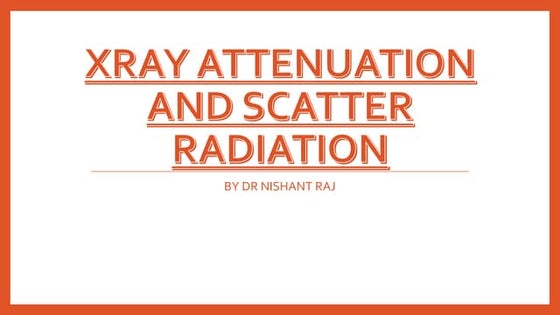 Factors controlling the beam of x-ray | PPTX