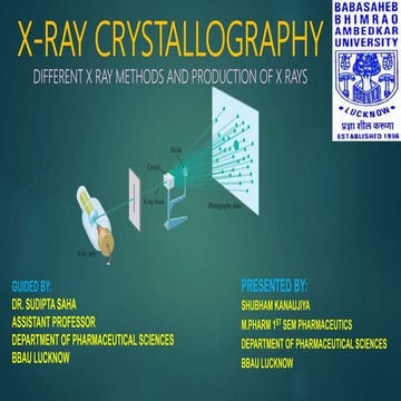 X ray crystallography