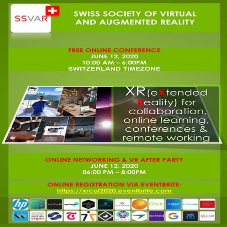 XR(eXtended Reality) for collaboration, online learning, conferences ...