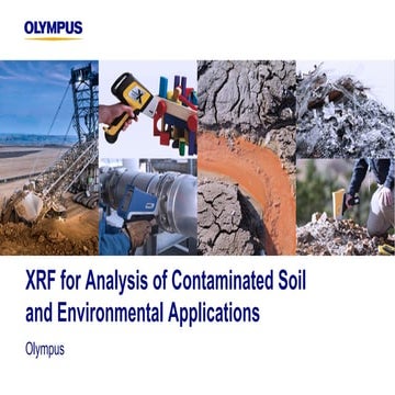 XRF for Analysis of Contaminated Soil and Environmental Applications | PDF