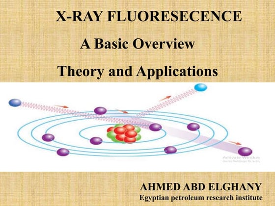 X ray fluorescence (X R F) | PPT | Chemistry | Science