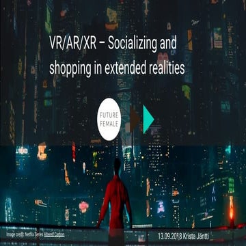 XR in social & shopping experiences | PDF | Augmented Reality ...