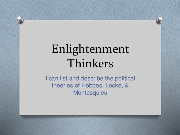 18 Key Thinkers Of The Enlightenment