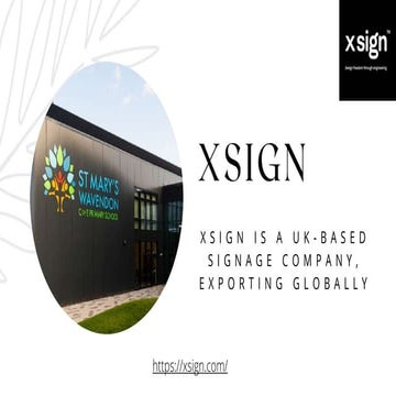 UK-Based Signage Company | PPT