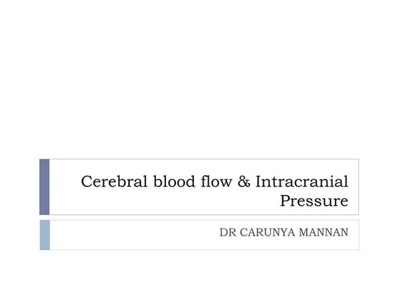 Increased Intracranial Pressure | PPT