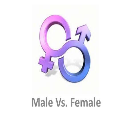 Male Female Body Comparison | PPTX
