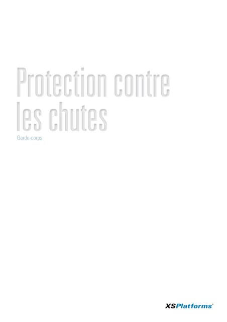 XSPlatforms' Fall protection (English)