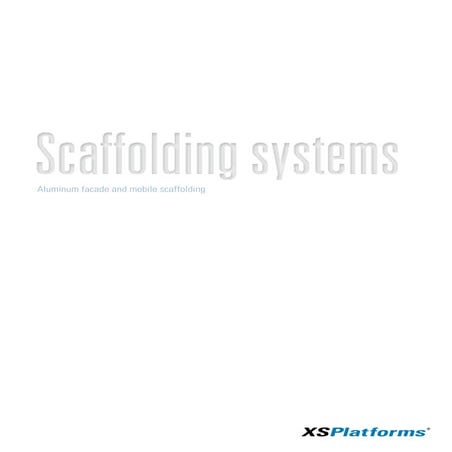 Scaffolding Systems (EN) | PDF