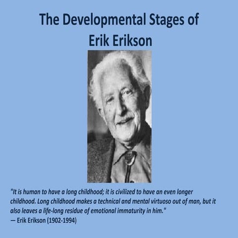Erik Erikson-Stages of Development | PPTX