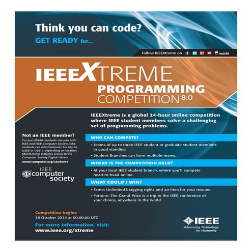 IEEE Xtreme : Where to start ? | PDF