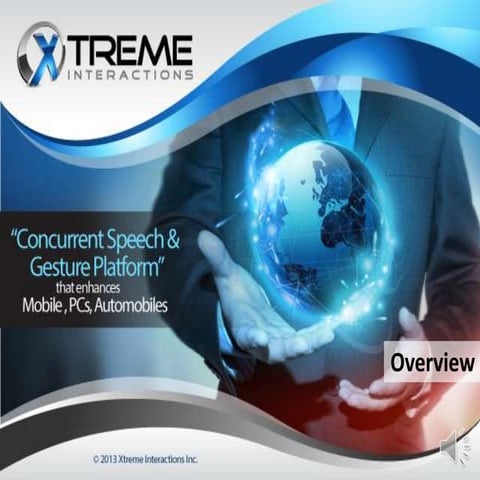 Xtreme Interactions Concurrent Speech And Gesture Interface Ppt