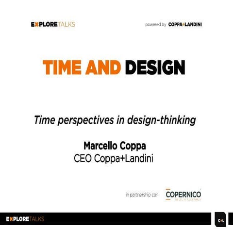 Explore Talks on "Time and Design" | Time perspectives in design ...