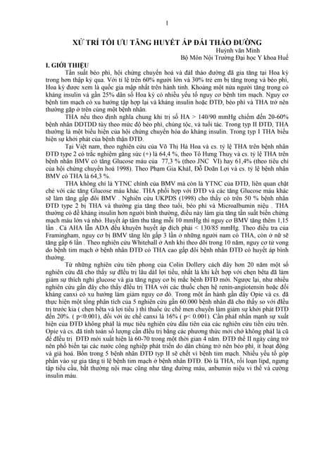 XÁC ĐỊNH LẠI TĂNG HUYẾT ÁP _ ĐÁNH GIÁ CÁC KHUYẾN CÁO VỀ TĂNG HUYẾT ÁP ...