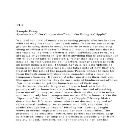Essay On Compassion | PDF