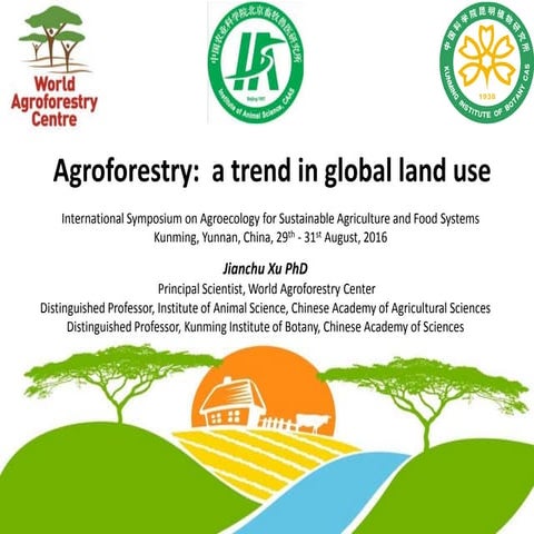 Agroforestry: a trend in global land use | PPT