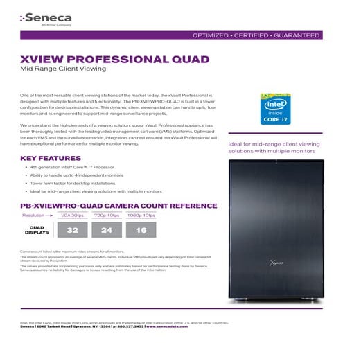 Xview Professional Quad | PDF
