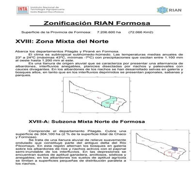 XVIII Zona mixta del norte, XVIII-c - Subzona mixta central norte del ...