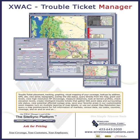 XWAC Trouble Ticket Software | PDF