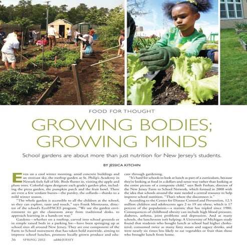 Growing Bodies; Growing Minds: School Gardens Are about More Than Just ...