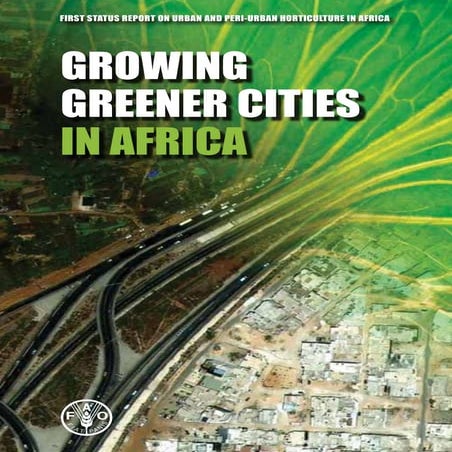 Growing Greener Cities in Africa | PDF