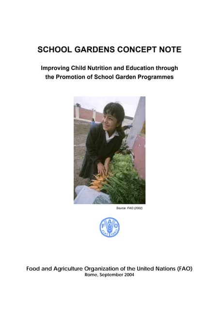 Gulayaan sa Paaralan Project [GPP] - Project Proposal for FY 2014 | DOC