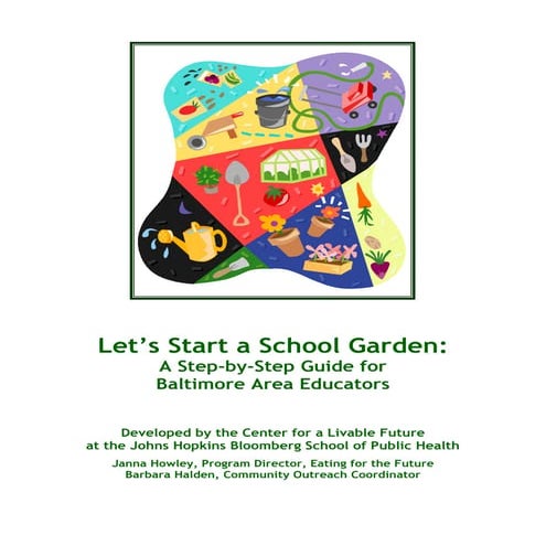 Let's Start a School Garden: A Step-by-Step Guide for Baltimore Area ...