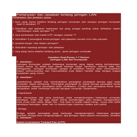 Perangkat jaringan komputer[1] | DOCX