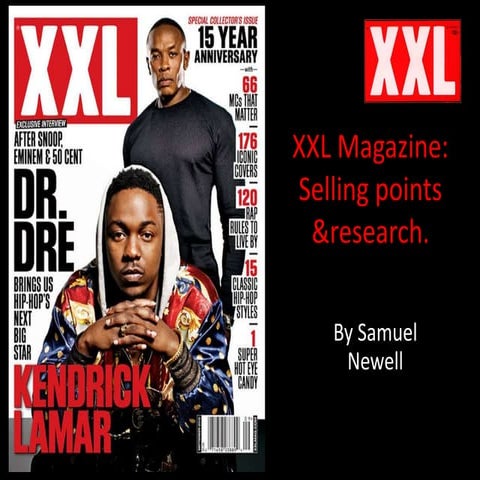 Xxl magazine analysis | PPTX