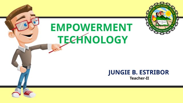 Empo Tech 11 COT 2.pptx | Education