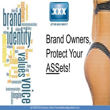 XXX Domain Brand Protection Strategy by PRODITECH Solutions | PPT