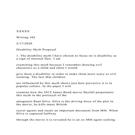 XXXXX Writing 102 2172020 Disability Myth Pr.docx