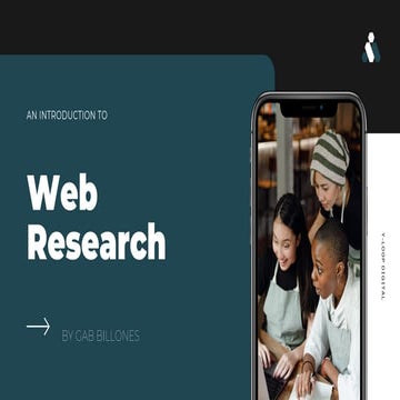 Introduction To Web Research | PPT