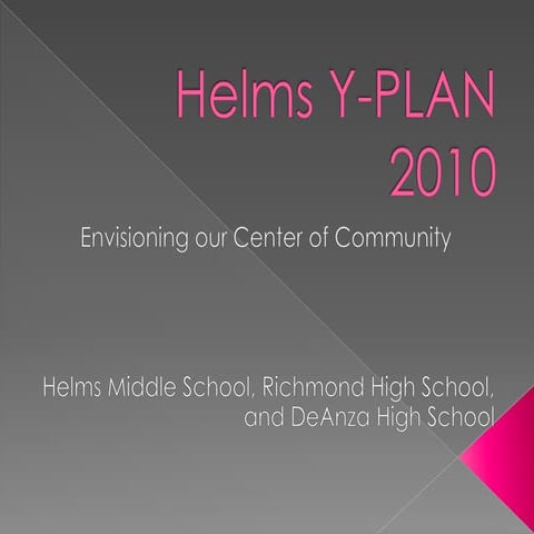 Helms Community School Final Presentation | PPTX