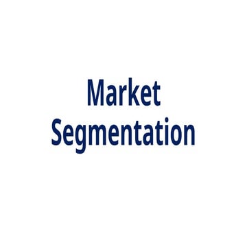 Market_Segmentation from POM Semester 4 UNOM | PPTX