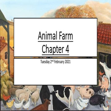 Animal Farm Chapter 2 Part 1.pptx