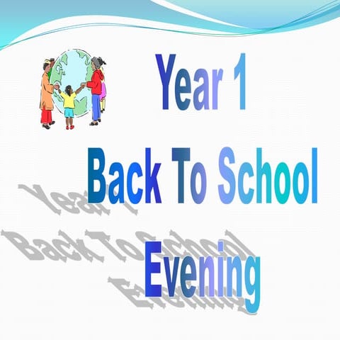 Y1 Back To School Presentation | PPTX