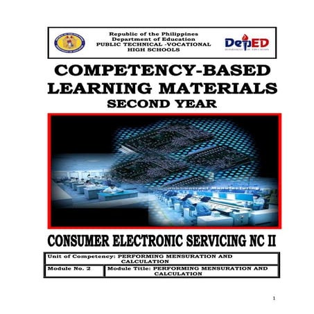 TLE CES NC II Y2 - Module 4 - Terminating and Connecting of Electrical ...