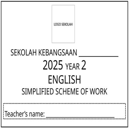 Year 2 Work English B Scheme Of Work 2025.pptx