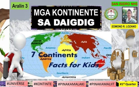 Kontinente ng Daigdig | PPTX