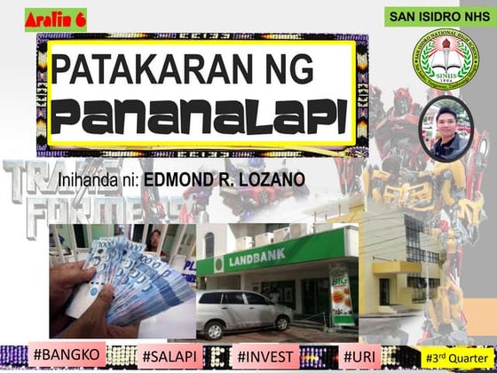 Sektor ng pananalapi | PPTX