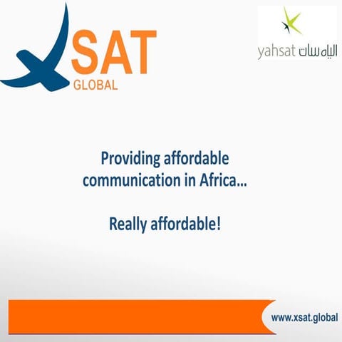 VSAT Ka-band communication in Africa by XSAT | PPTX