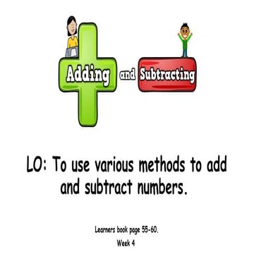 Y3 MATH WEEK 4 T2 ADDITION.pptx math is fun | PPTX