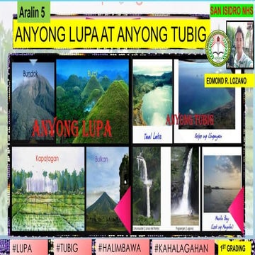 Anyong Tubig at Anyong Lupa | PDF