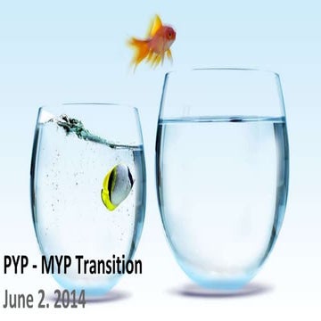 PYP to MYP transition coffee morning | PPTX | Secondary Education ...