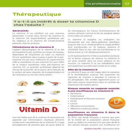 Dosage de la vitamine d | PDF