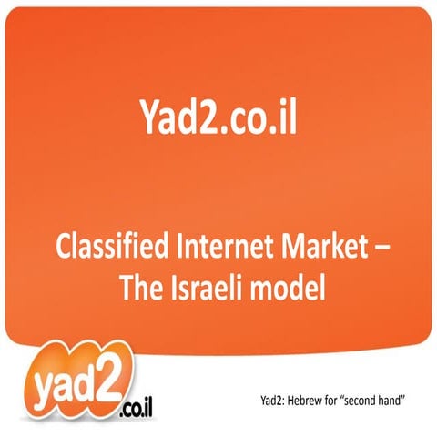 Yad2 - NOAH12 London | PPT