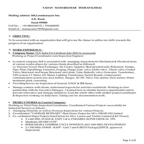 Yadav Manojkumar Indrapalbhai | DOCX