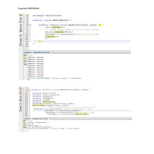 program java sederhana | PDF